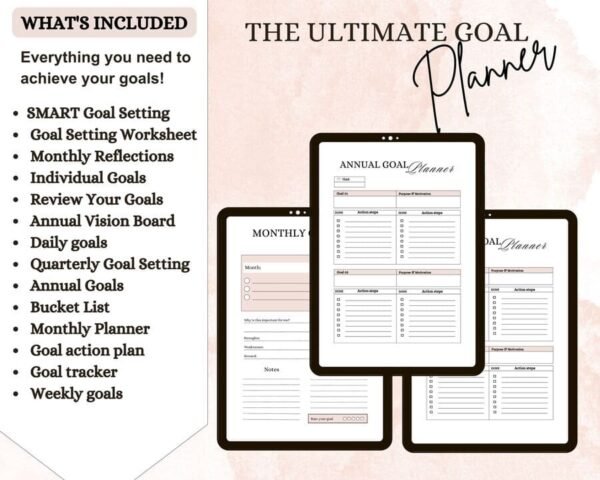 Printable Goal Planner - My Planning Zone
