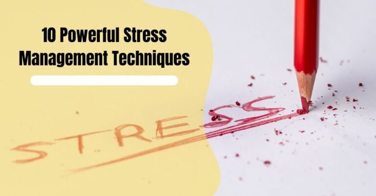 10 Powerful Stress Management Techniques - My Planning Zone