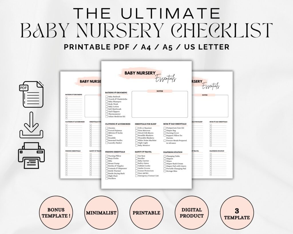 The Ultimate Baby Checklist - My Planning Zone
